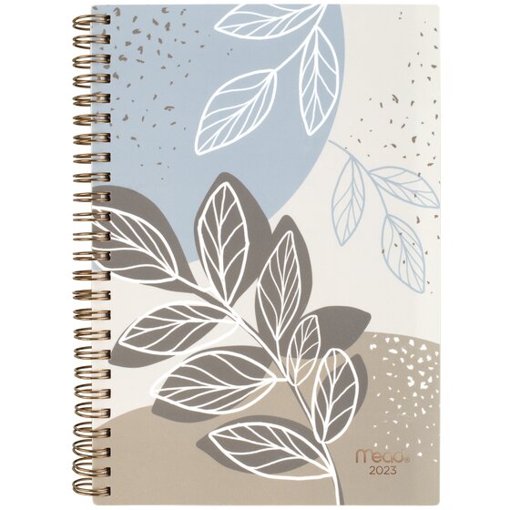 Mead Artisan 2022 2023 Weekly Monthly Planner Botanical Small 5 1 2 mead-artisan-2022-2023-weekly-monthly-planner-botanical-small-5-1-2