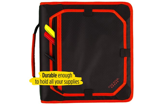 Five Star 2" Zipper Binders + Expansion Panels | Zipper Binders | Five Star