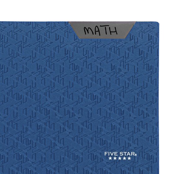 Five Star® 2-Pocket Stay-Put Plastic Folder, Pacific Blue | Pocket ...