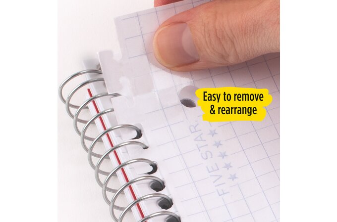 Five Star Reinforced Insertable Notebook Paper, Graph Ruled, 8 1/2" x ...