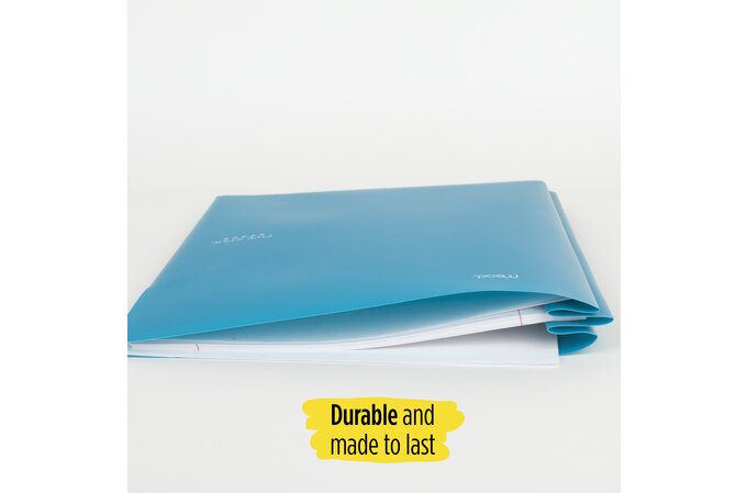 Five Star Plastic Pocket and Prong Folder, 4 Pack, Primary | Pocket ...