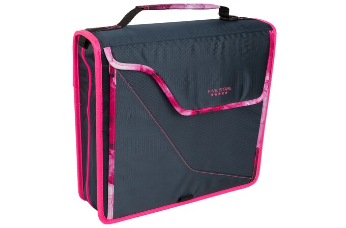 Five Star® 3" Sewn Zipper Binder Plus Removable Padded Case, 850 Sheet ...