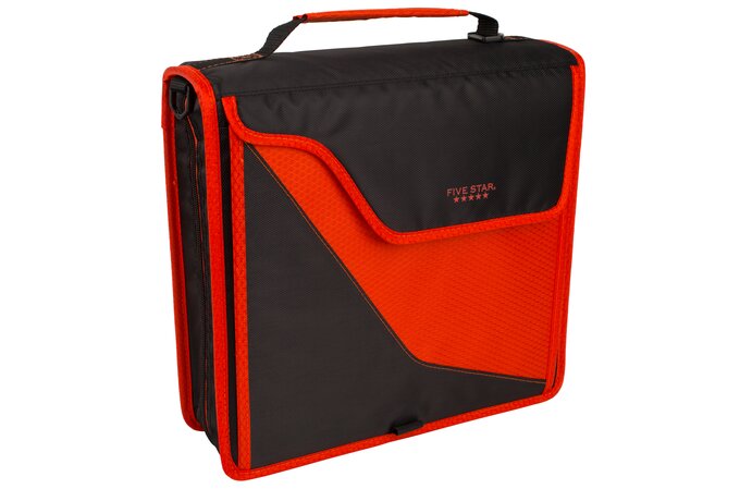 Five Star® 3" Sewn Zipper Binder Plus Removable Padded Case, 850 Sheet ...