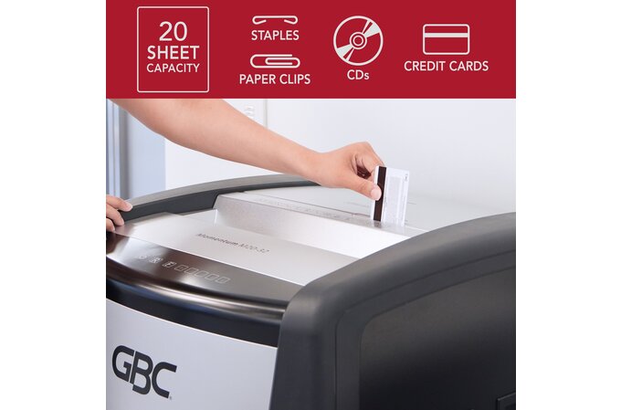 GBC Momentum Paper Shredder, M20-32, Micro-Cut, Anti-Jam, 20 Sheets ...