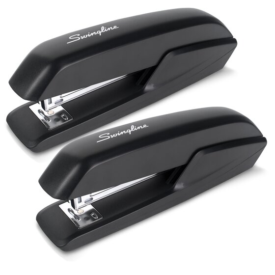 Swingline® Standard Stapler, 20 Sheets, Black, 2 Pack | Swingline Full ...