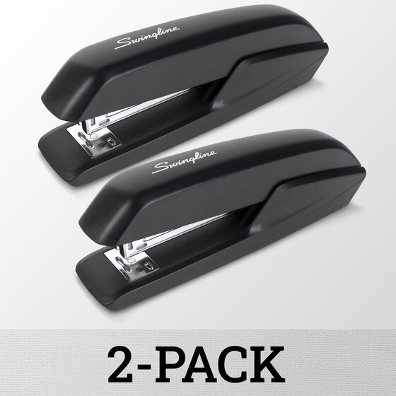 Swingline® Standard Stapler, 20 Sheets, Black, 2 Pack | Swingline Full ...