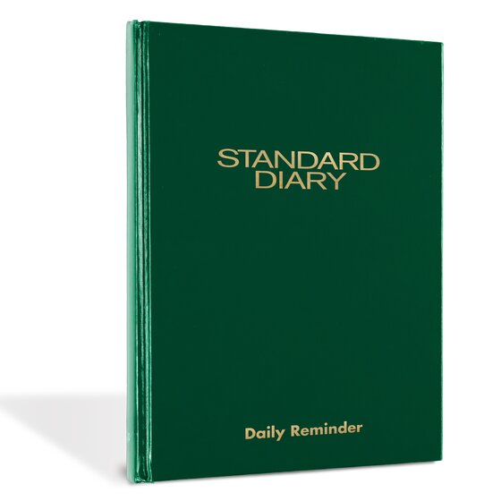 AT-A-GLANCE® Standard Diary® Daily Diary, Undated, Green, Small, 5 3/4 ...