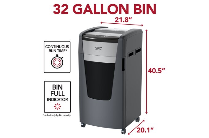 GBC Momentum Paper Shredder, X26-32, Micro-Cut, Anti-Jam, 26 Sheets ...