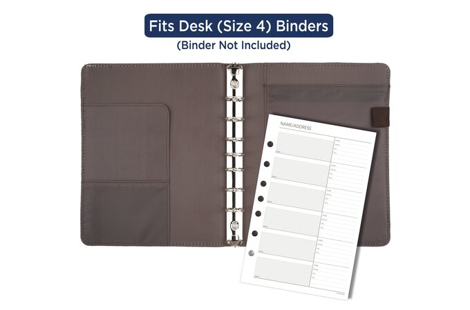 AT-A-GLANCE Telephone/Address Planner Pages | Refillable Planners ...