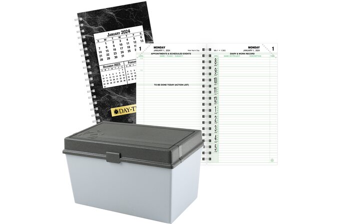 Day-Timer Two Page Per Day Original Planner Refills, Wirebound, Compact ...