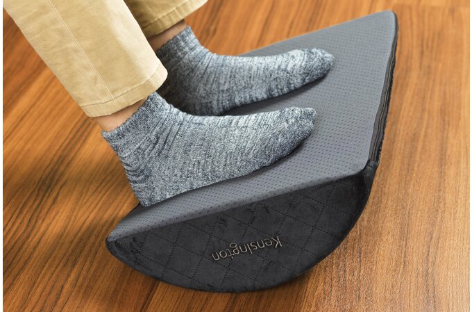Kensington Premium Comfort Soft Footrest | Office Foot Rests | Seat ...