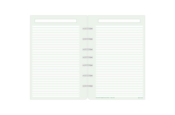 Day-Timer Short-Trimmed Ruled Pad, Green, Desk Size, 5 1/2" x 8 1/16 ...