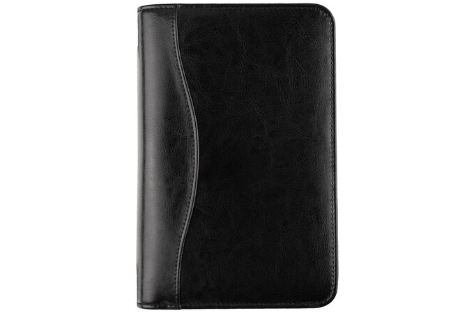 Day-Timer® Zippered Planner Cover with Tech Stand, 6-Ring, Black ...