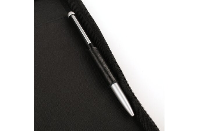 Day-Timer® Zippered Planner Cover with Tech Stand, 6-Ring, Black ...