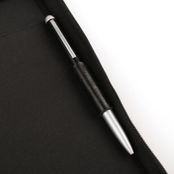 Day-Timer® Zippered Planner Cover with Tech Stand, 6-Ring, Black ...