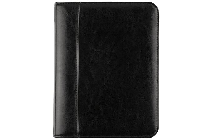 Day-Timer® Zippered Planner Cover with Tech Stand, 7-Ring, Black, Desk ...