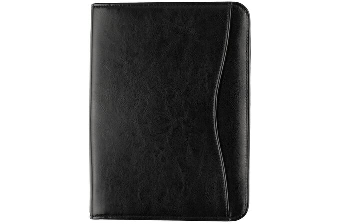 Day-Timer® Zippered Planner Cover with Tech Stand, Black, Journal Size ...