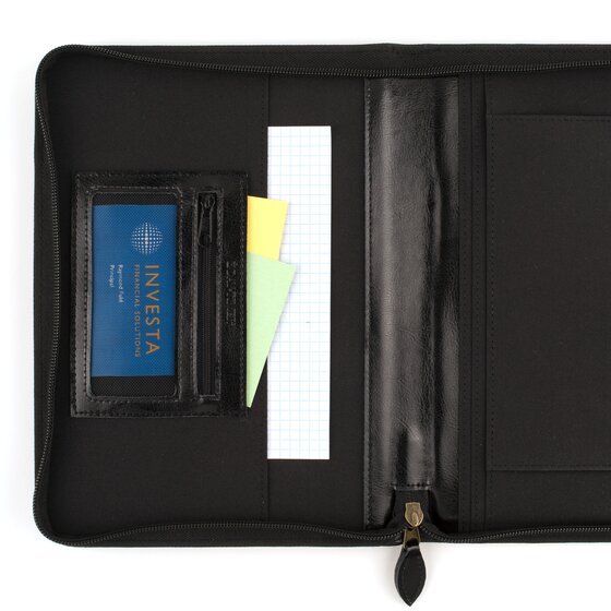 Day-Timer® Zippered Planner Cover with Tech Stand, Black, Journal Size ...