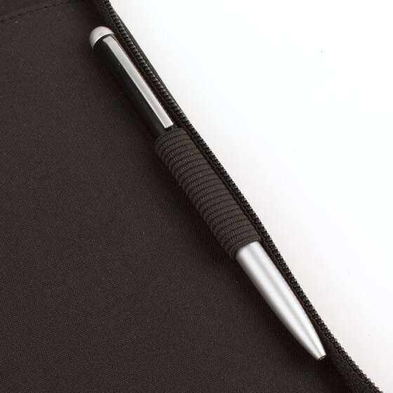 Day-Timer® Zippered Planner Cover with Tech Stand, Black, Journal Size ...