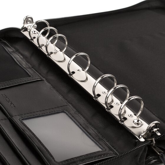 Day-Timer® Zippered Planner Cover with Tech Stand, 7-Ring, Black, Folio ...