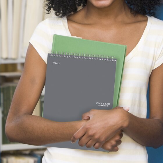 Five Star® Top Bound Left-Handed Note Pad Plus Study App, 1 Subject ...