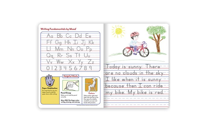 Mead® Primary Journal, Half Page Ruled, Grades K-2, 7 1/2" x 9 3/4 ...