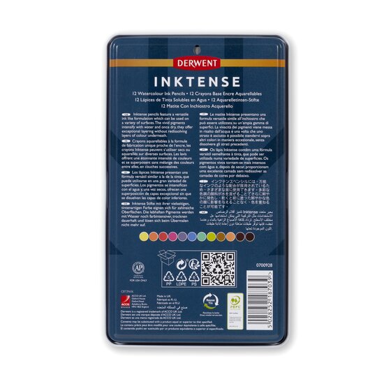 Artist's Pencils | Colouring Pencils | Derwent UK | Derwent Inktense 12 ...