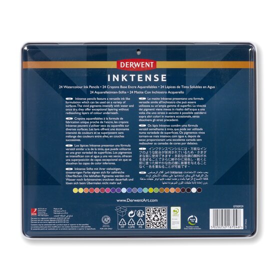 Artist's Pencils | Colouring Pencils | Derwent UK | Derwent Inktense 24 ...