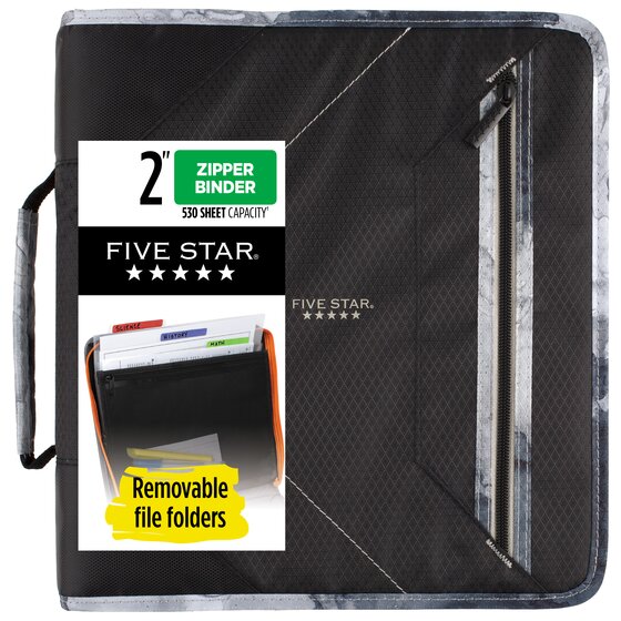 Zipper folder store
