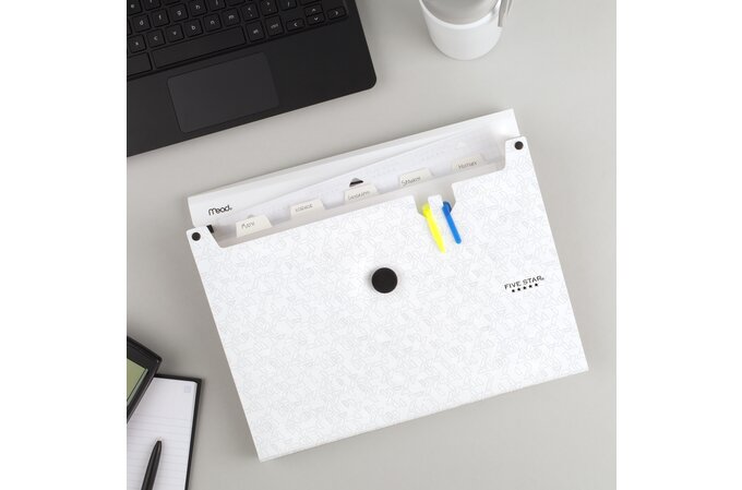 Five Star 6-Pocket Expanding Files | Expanding Files | Five Star