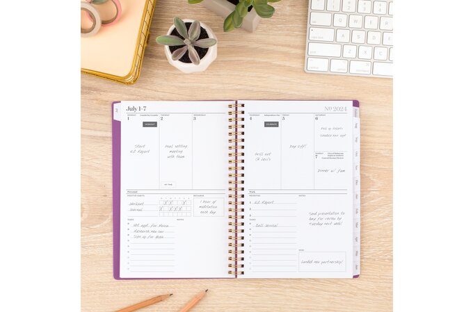 Cambridge® Workstyle® Balance Academic 2024 2025 Weekly Monthly Planner