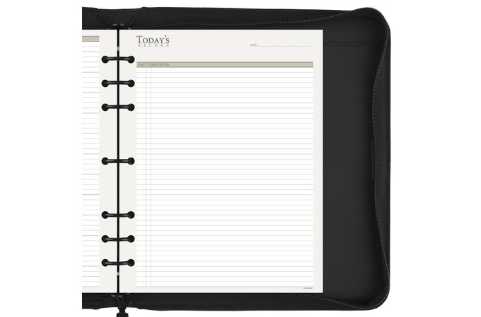 AT-A-GLANCE Undated Daily Planner Refill, Loose-Leaf, Folio Size, 8 1/2 ...