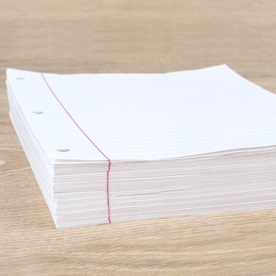 Mead® Filler Paper, Wide Ruled, 8" x 10 1/2", 400 Sheets/Pack | Filler ...