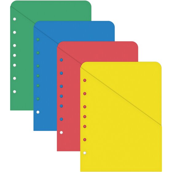 AT-A-GLANCE® File Pockets, Desk Size, 5 1/2" x 8 1/2", 4 Pack ...