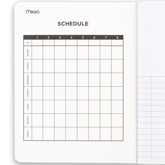 Mead Square Deal Journal Composition Book, Wide Ruled, 100 Sheets, 9 3/ ...