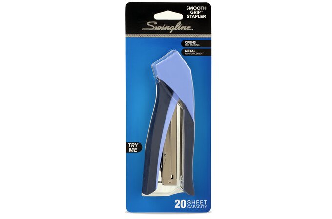 Swingline® SmoothGrip™ Stapler, 20 Sheets, Color Chosen For You ...
