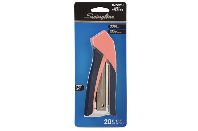 Swingline® SmoothGrip™ Stapler, 20 Sheets, Color Chosen For You ...
