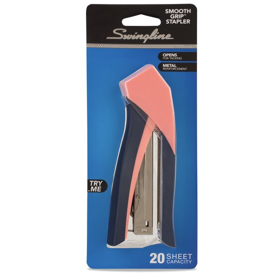 Swingline® SmoothGrip™ Stapler, 20 Sheets, Color Chosen For You ...