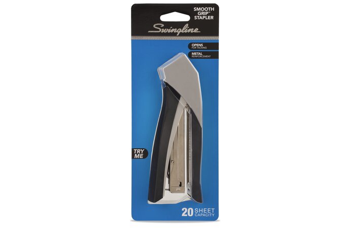 Swingline® SmoothGrip™ Stapler, 20 Sheets, Color Chosen For You ...