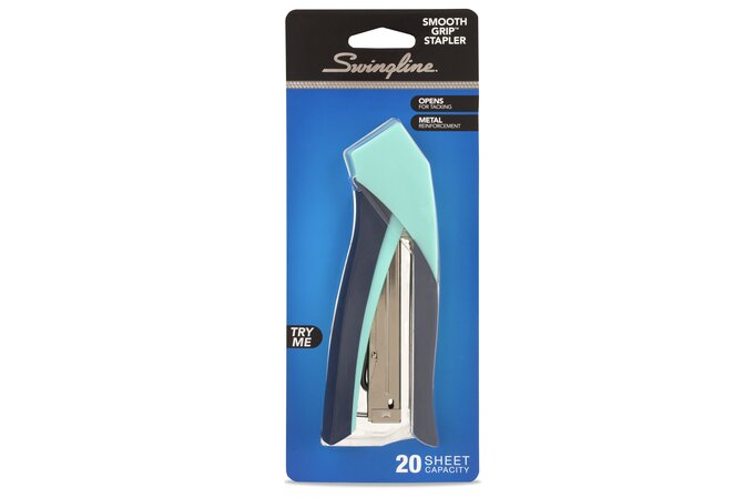 Swingline® SmoothGrip™ Stapler, 20 Sheets, Color Chosen For You ...