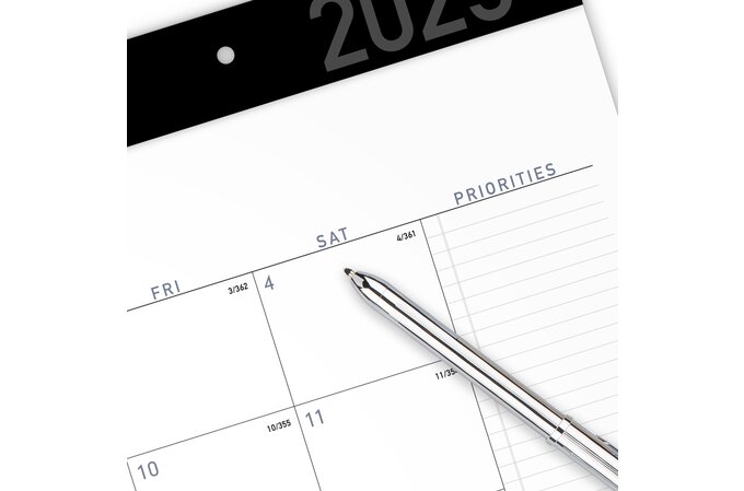 At A Glance® Contemporary 2025 Monthly Desk Pad Calendar Standard 21