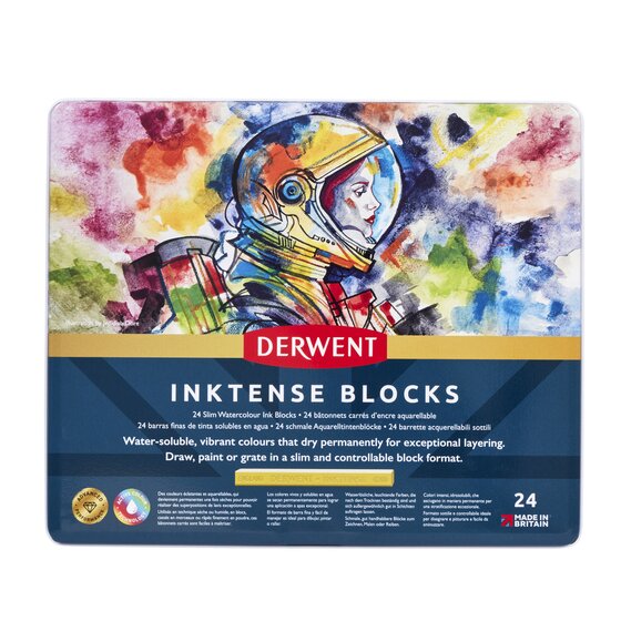 Charcoal and Inktense Blocks | Shop now | Derwent UK | Derwent Inktense ...