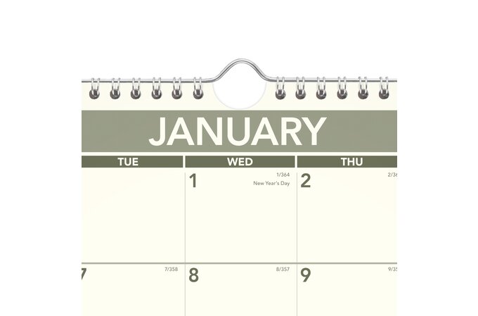 AT-A-GLANCE® 2025 Recycled Monthly Wall Calendar, Medium, 15 AT-A-GLANCE® 2025 Recycled Monthly Wall Calendar, Medium, 15