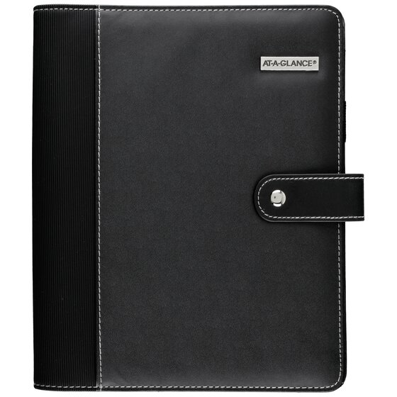 AT-A-GLANCE® Faux Leather Fashion Undated Starter Sets, Desk Size, 5 1/ ...