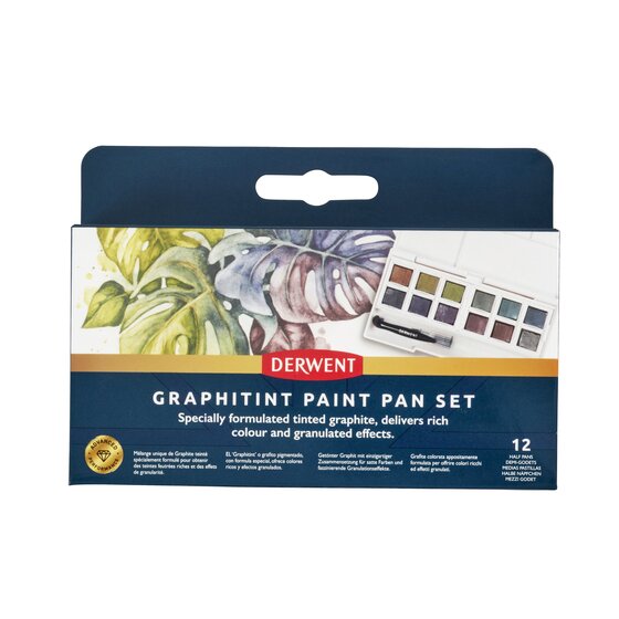 Paints | Watercolour Paint Pans | Derwent UK | Derwent Graphitint Paint ...