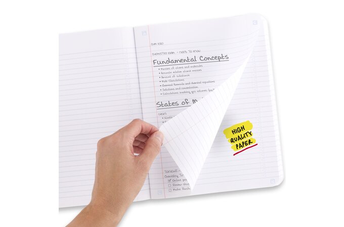 Five Star® Composition Book Plus Study App, College Ruled, 80 Sheets, 7 ...