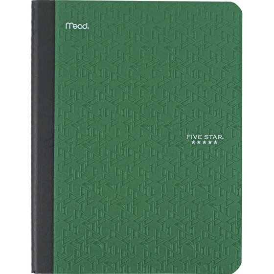 Five Star® Composition Book Plus Study App, College Ruled, 80 Sheets, 7 ...