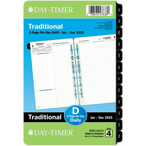Day Timer Calendar Refills 2025 Uk Ibby Norina