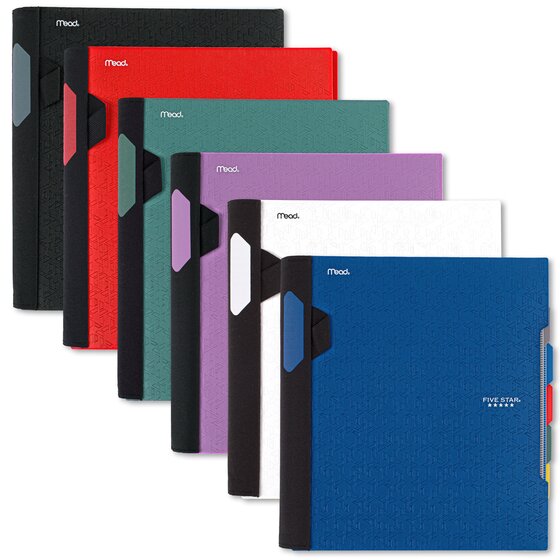 Five Star® Advance® Spiral Notebook Plus Study App, 5 Subject, College ...