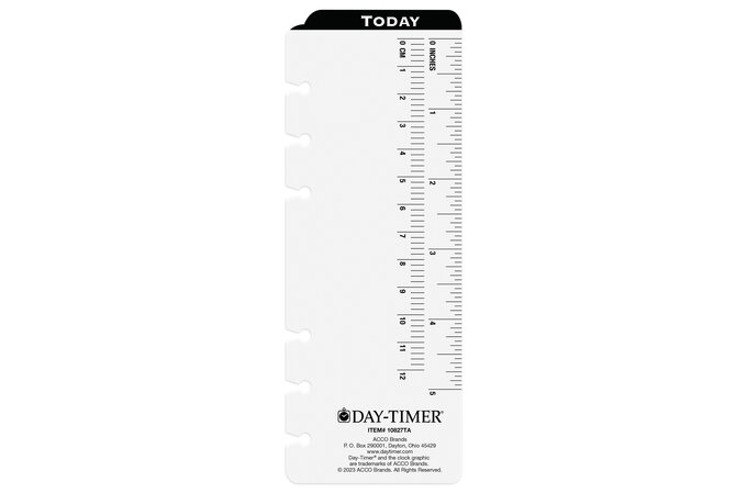 Day-Timer® Today Page Marker, Portable Size, 2 1/2" x 6 3/4" | Page ...
